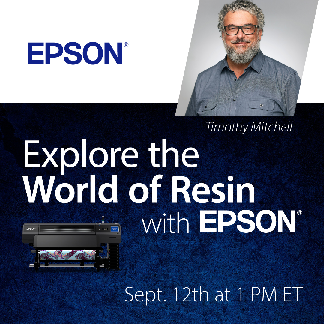 Explore the World of Resin with Epson Webinar